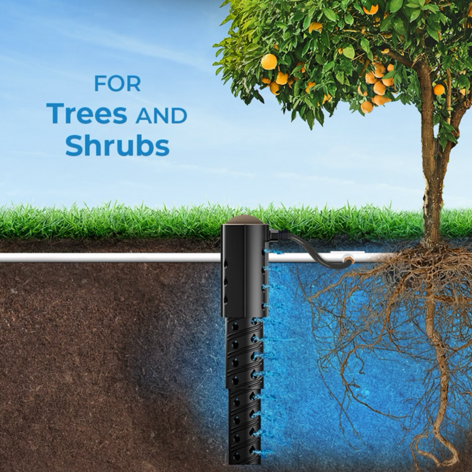 Root Quencher® Deep Watering Device for Trees and Shrubs – Root Quencher